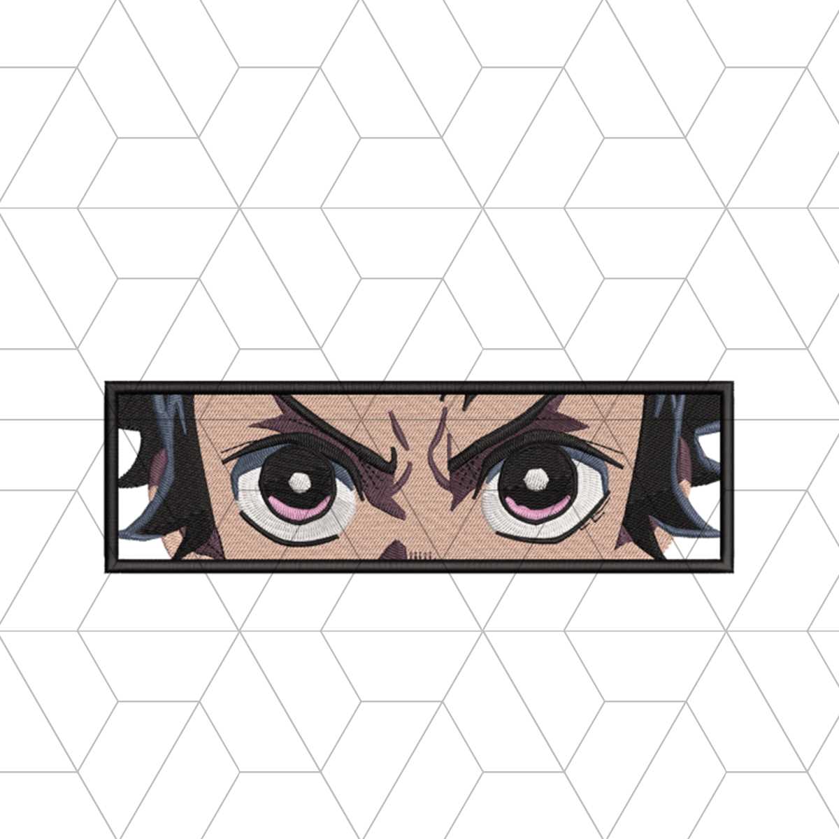 Tanjiro Eyes Embroidery Box File Anime Demon Slayer | Inspire Uplift