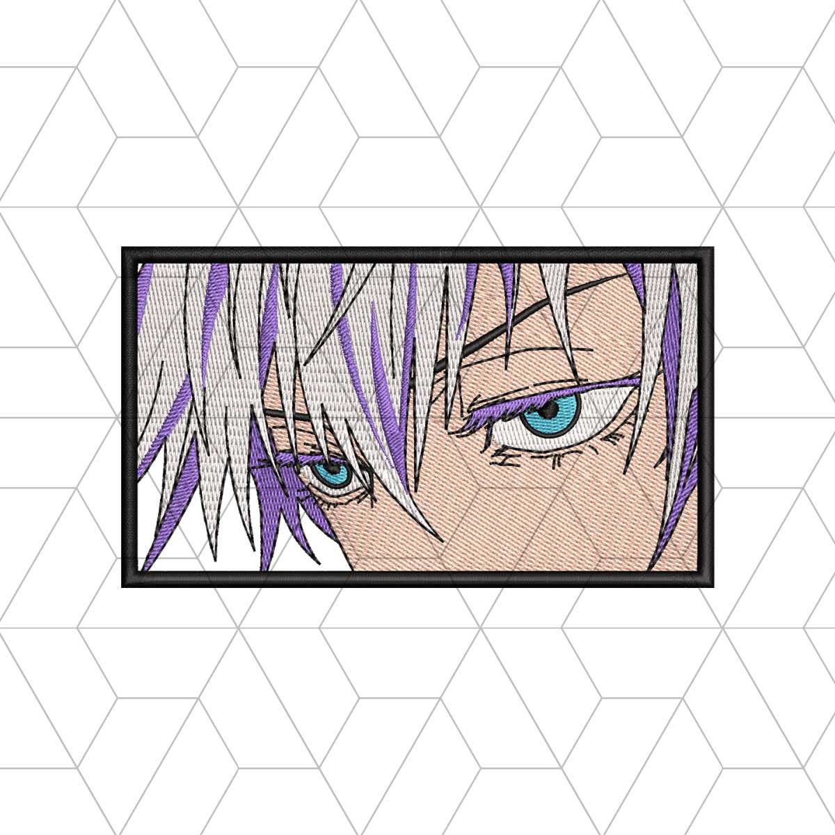 Gojo Eyes Embroidery Design Anime Jujutsu Kaisen Embroidery | Inspire ...