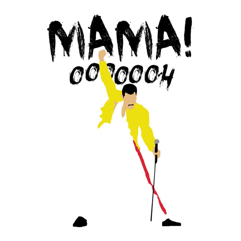 Mama Oh Queen Band Freddie Mercury Svg | Inspire Uplift