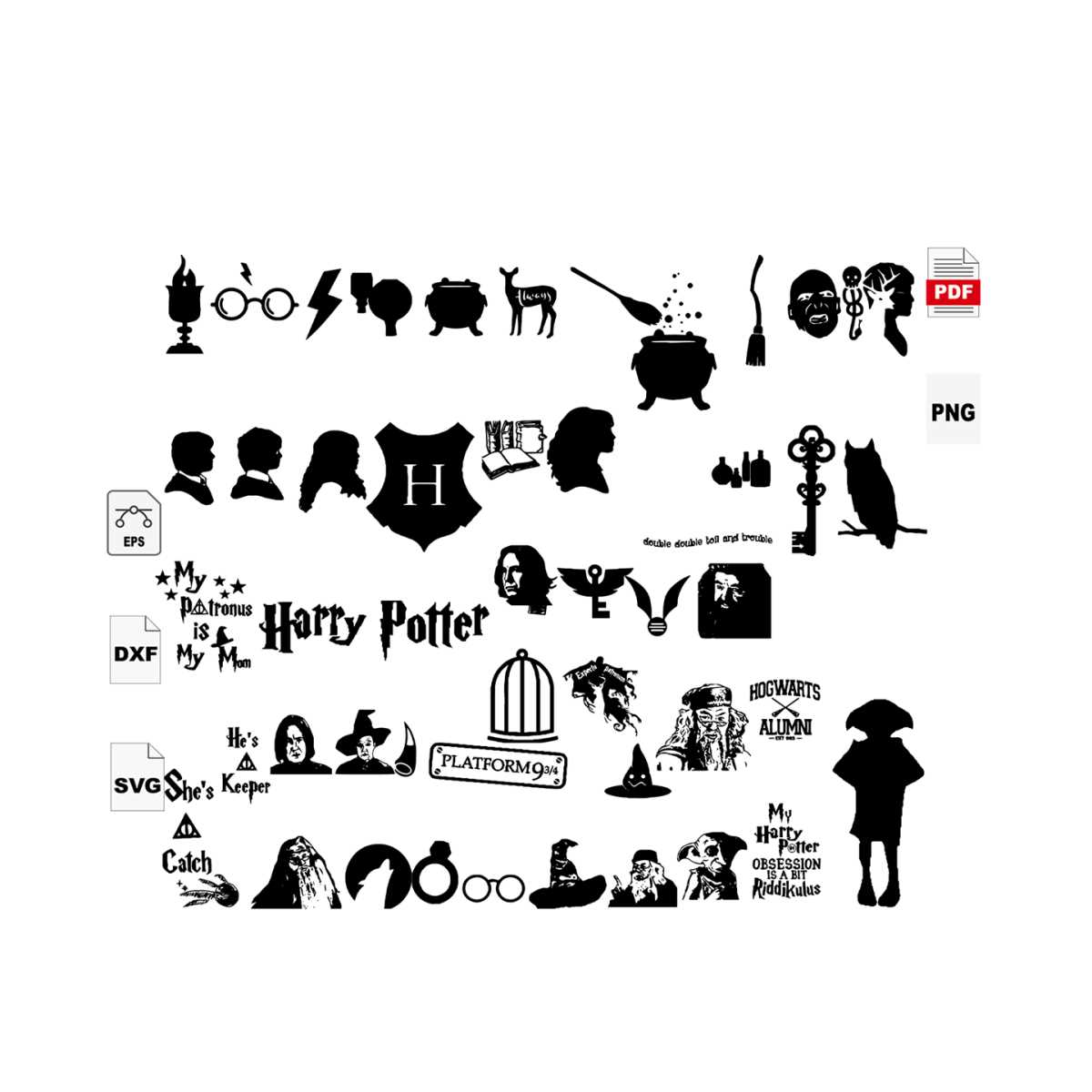 Harry Potter Bundle, Harry Potter Svg, Harry Potter Shirts, | Inspire ...
