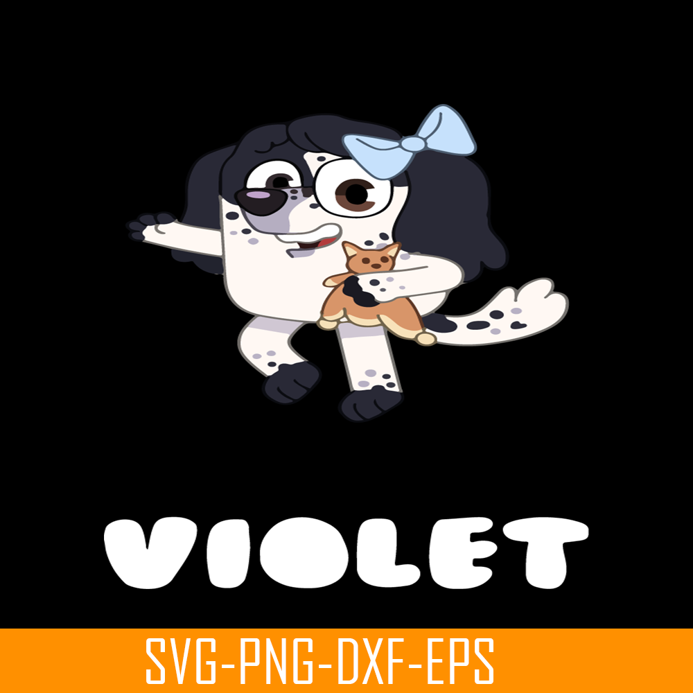 Violet Bluey SVG PNG PDF Bluey Character SVG Bluey Movie SVG | Inspire ...