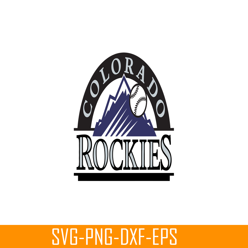 Colorado Rockies Logo SVG PNG DXF EPS AI, Major League Baseb - Inspire ...