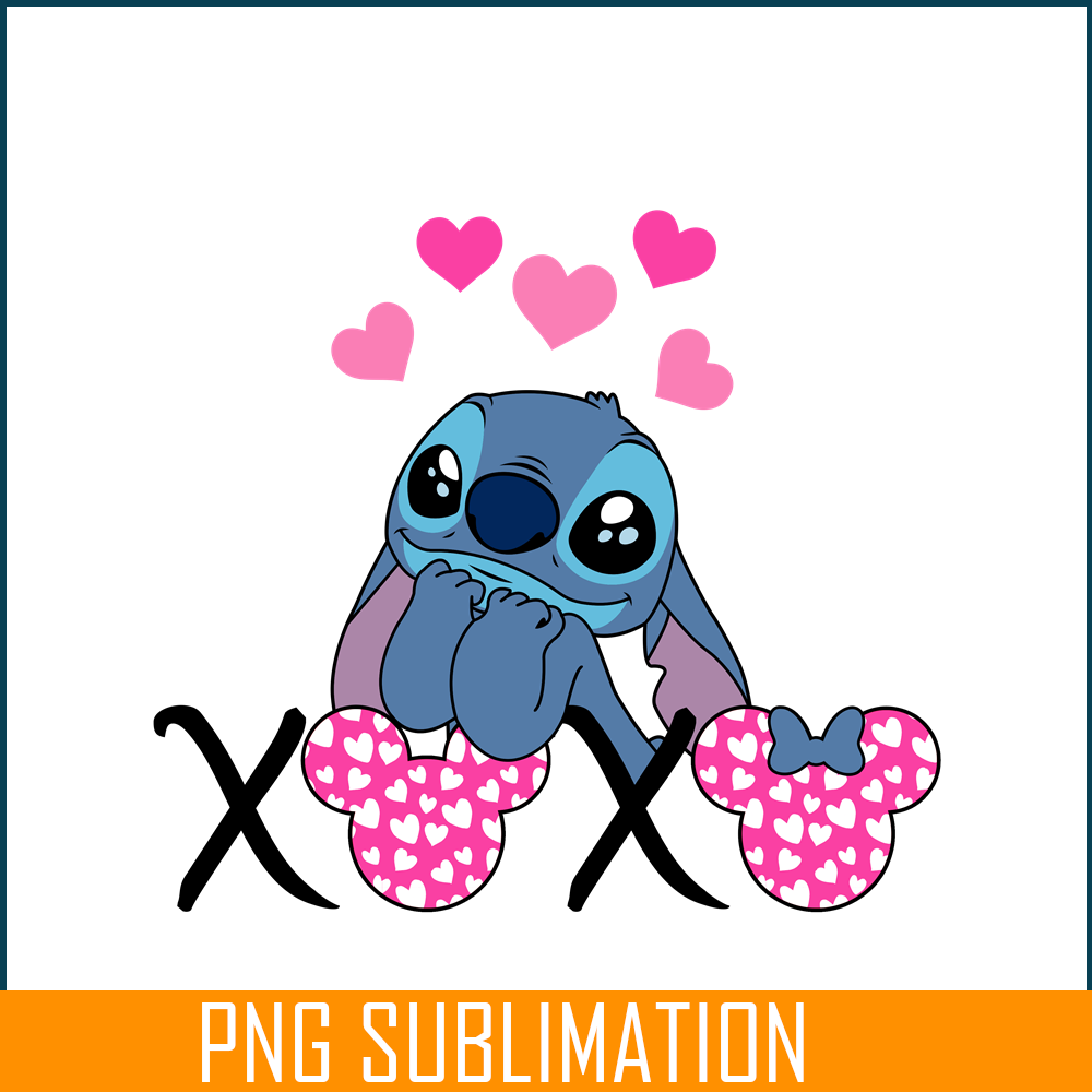 Xoxo Stich PNG - Inspire Uplift