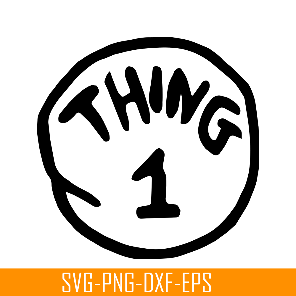 The Thing 1 SVG, Dr Seuss SVG, Cat in the Hat SVG DS10412231 | Inspire ...