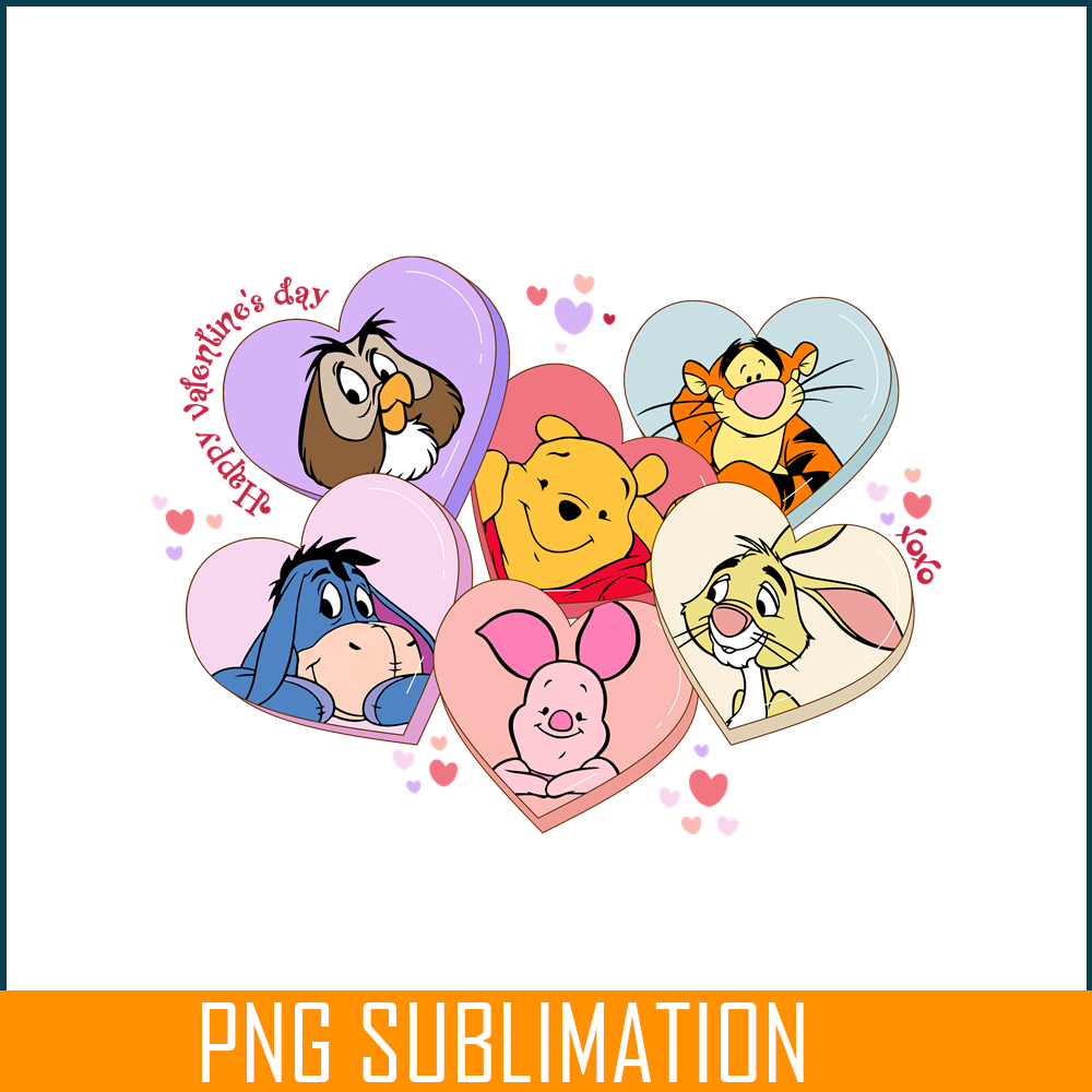 Winnie the Pooh love PNG | Inspire Uplift