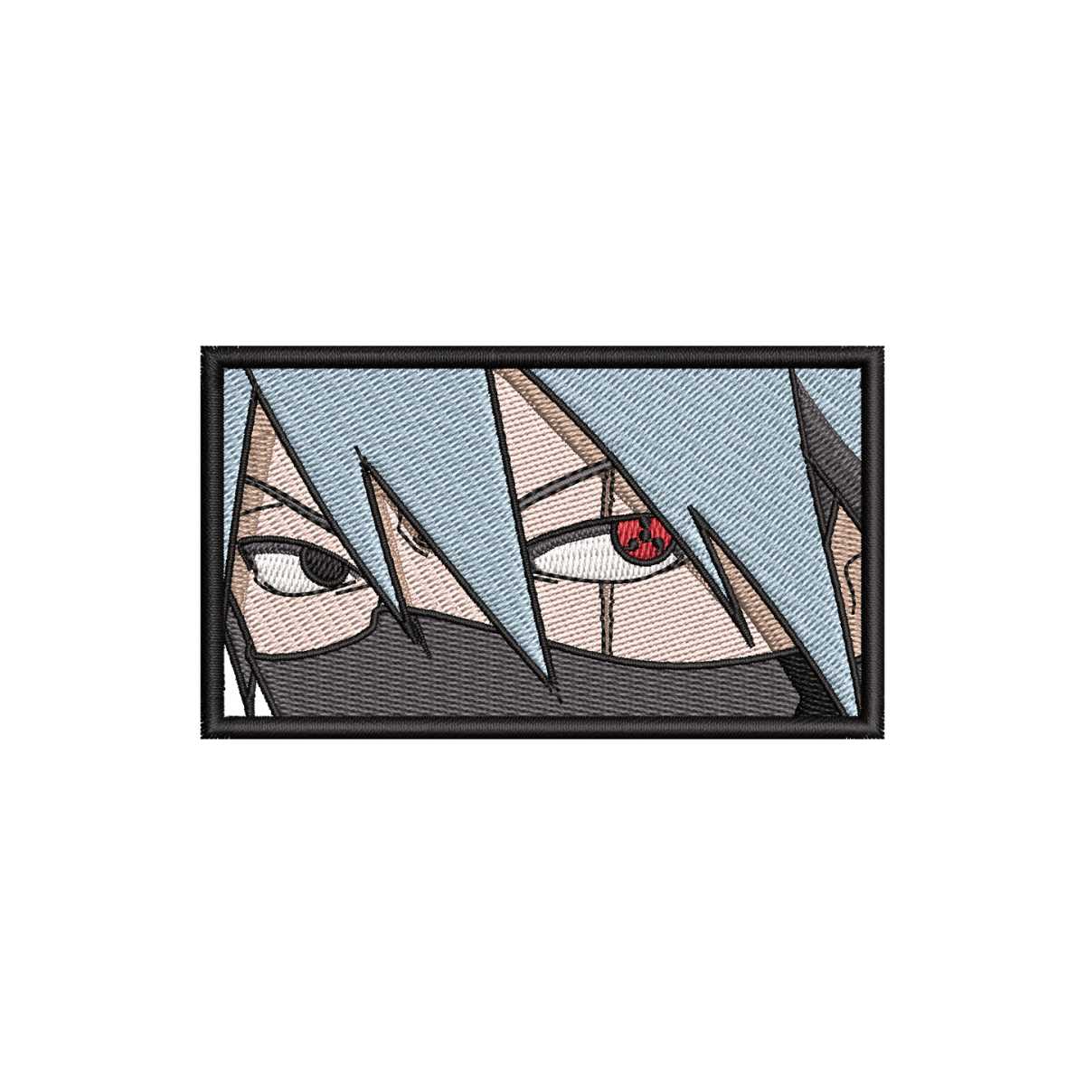 Kakashi Sharingan Embroidery Design Download Anime Naruto Em - Inspire ...