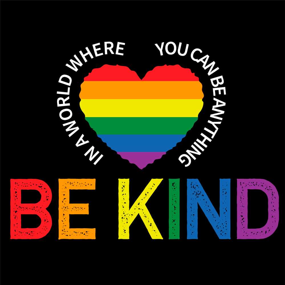 Be Kind Rainbow Heart Svg, Lgbt Svg, World Svg, Anything Svg - Inspire ...