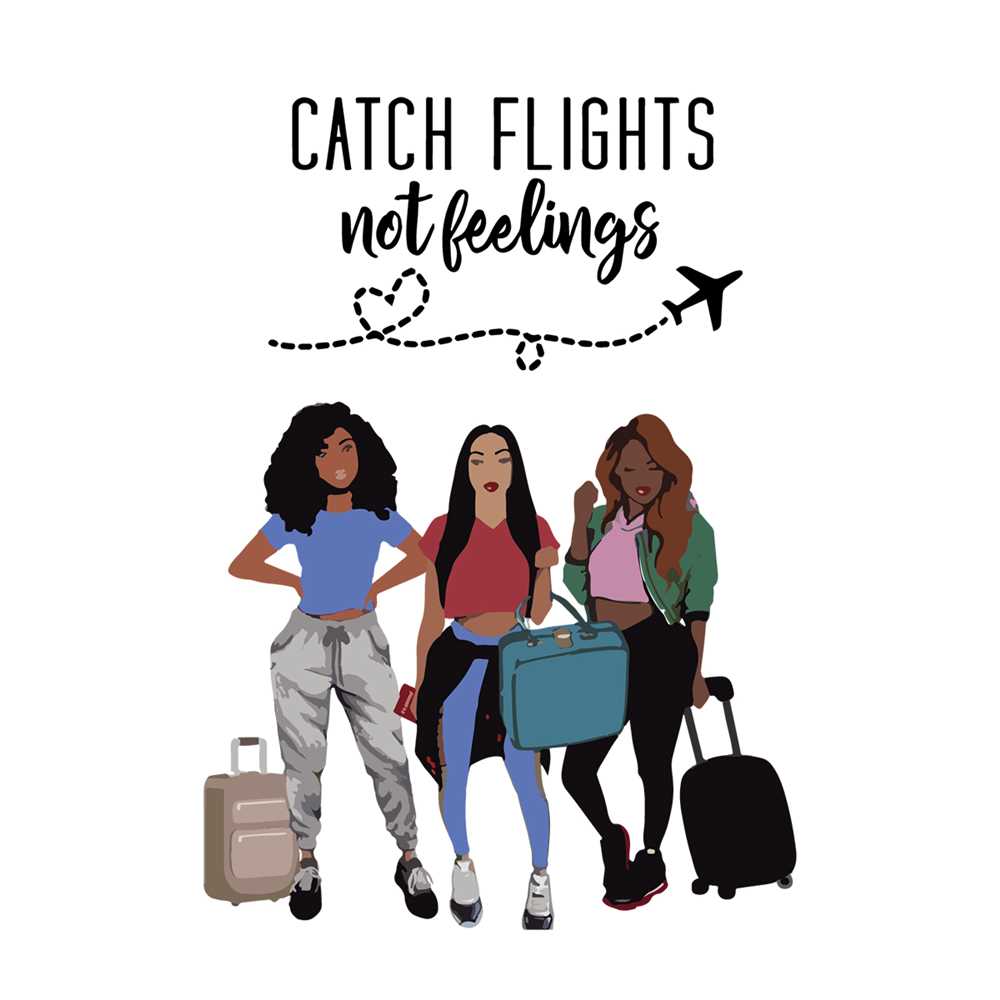 Black Girl Catch Flights Svg, Black Girl Svg, Catch Flights | Inspire ...