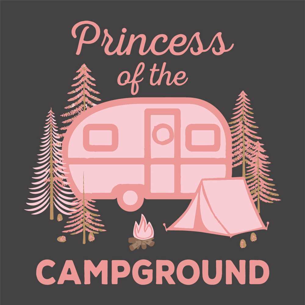Princess Of The Campground Svg, Camping Svg, Princess Svg, C | Inspire ...
