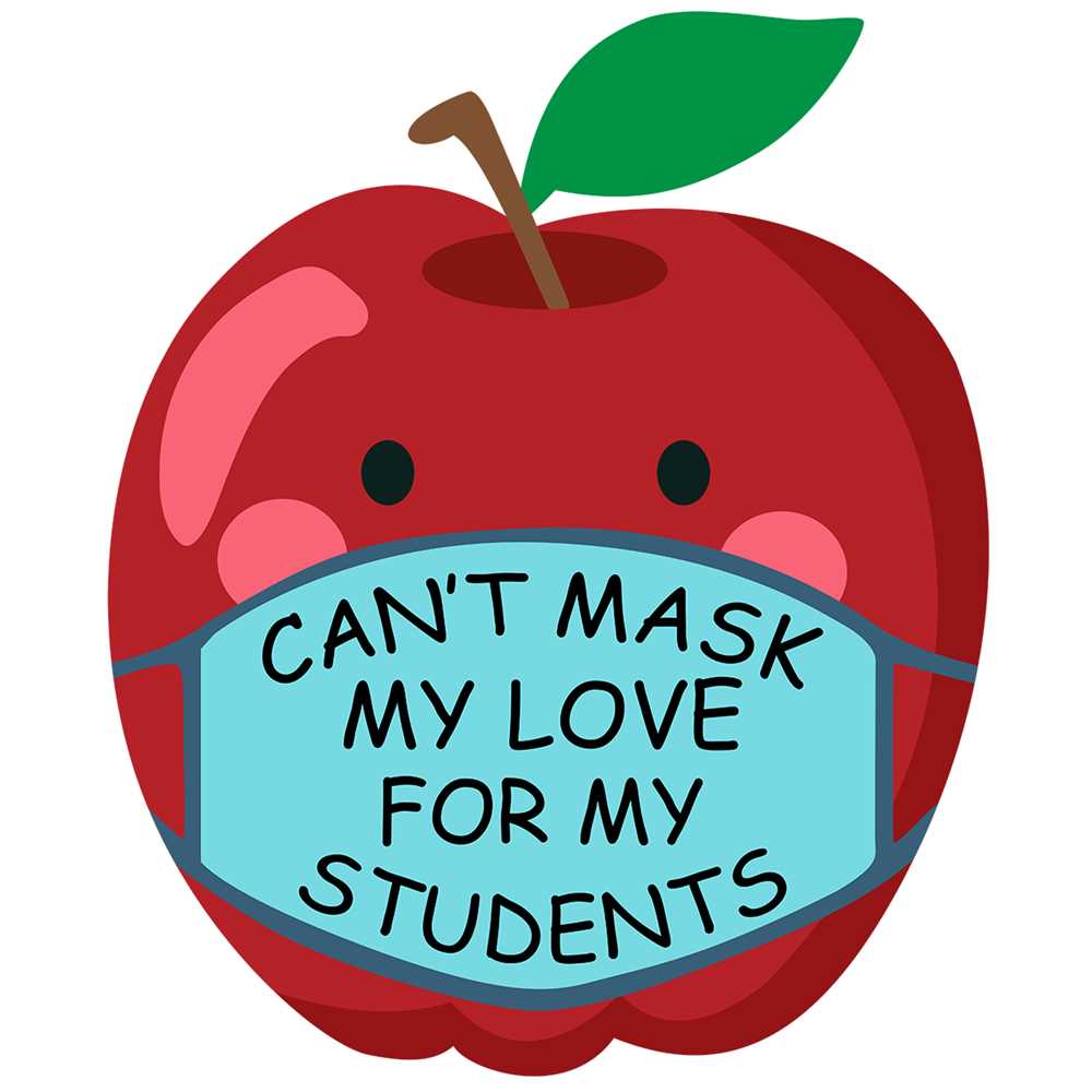 Cant love for my students mask svg,teach svg,apple teacher s | Inspire ...