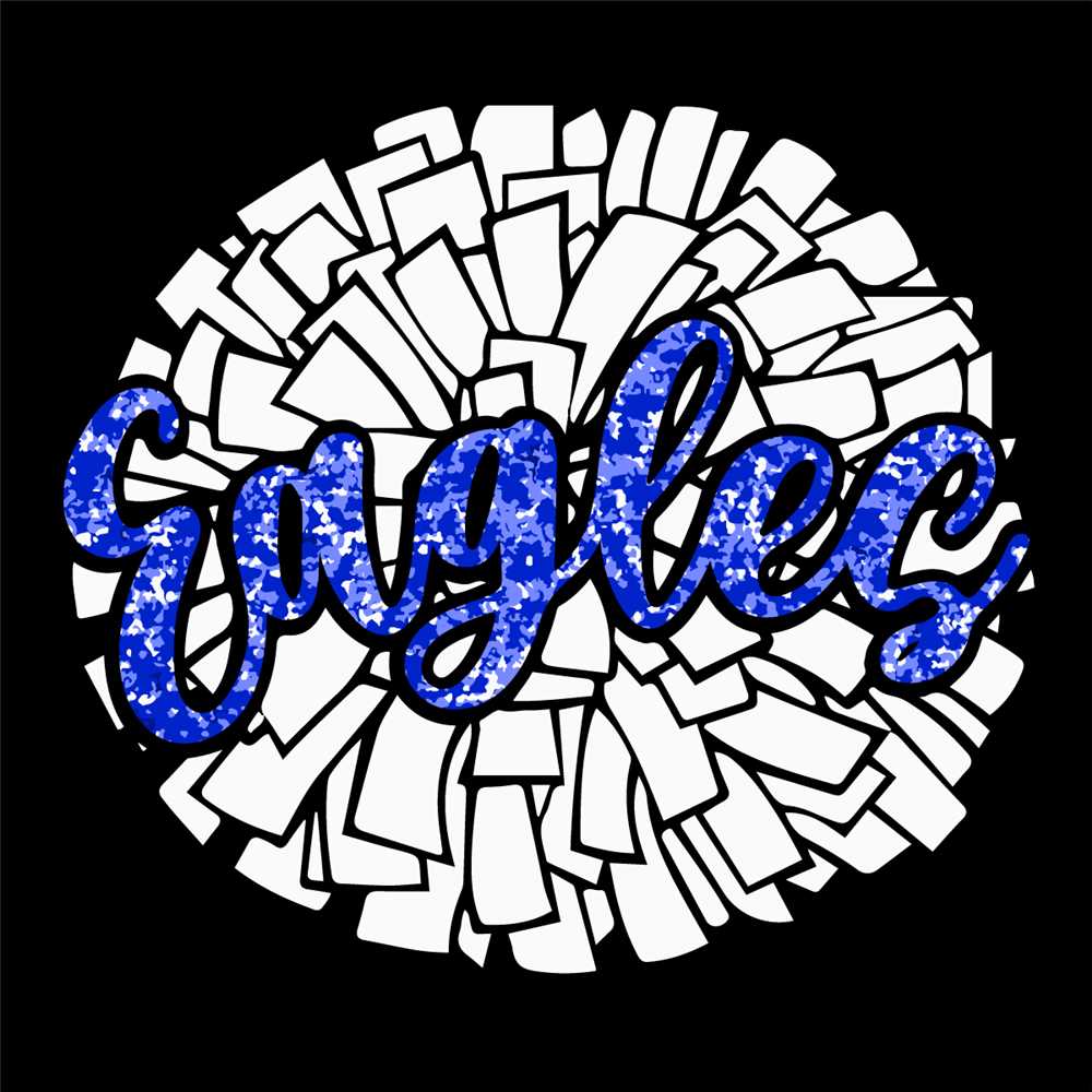 Eagles Cheer Pom Svg, Sport Svg, Eagles Cheer Svg, Eagle Che | Inspire ...