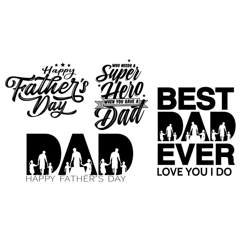 Dad Quotes Bundle Svg, Fathers Day Svg, Dad Quote Svg, Best | Inspire ...