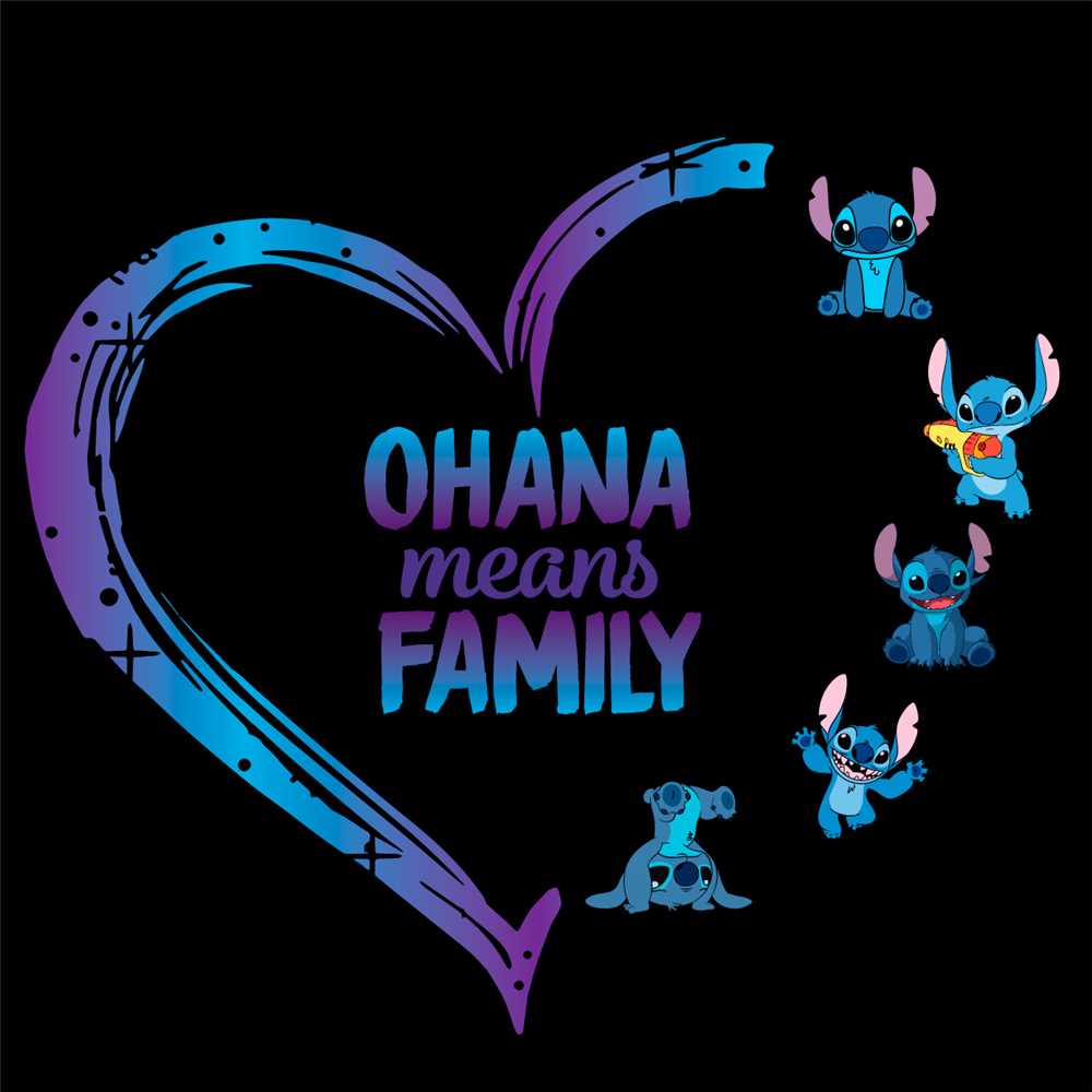 Stitch Ohana Means Family Svg, Family Svg, Stitch Svg, Heart | Inspire ...