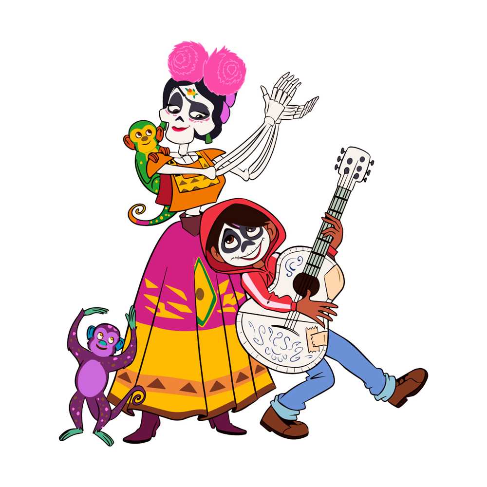 Coco Frida Kahlo Svg Coco Disney Cartoon Movies Svg File | Inspire Uplift