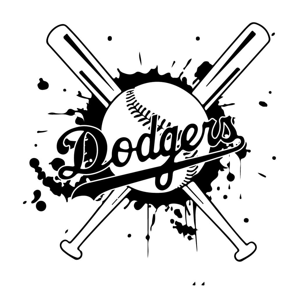 Dodgers Baseball Svg Cutting File Download - Inspire Uplift
