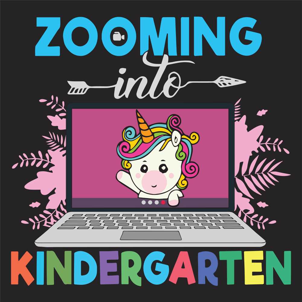 Unicorn Virtual Back To School Zooming Into Kindergarten, 10 - Inspire ...