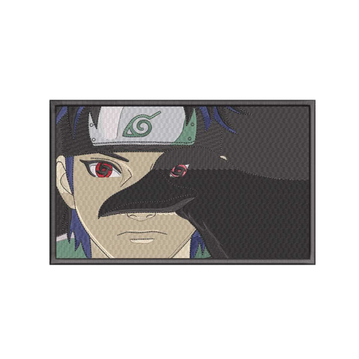 Shisui With Crow Anime Naruto Embroidery Design Instant Down - Inspire ...