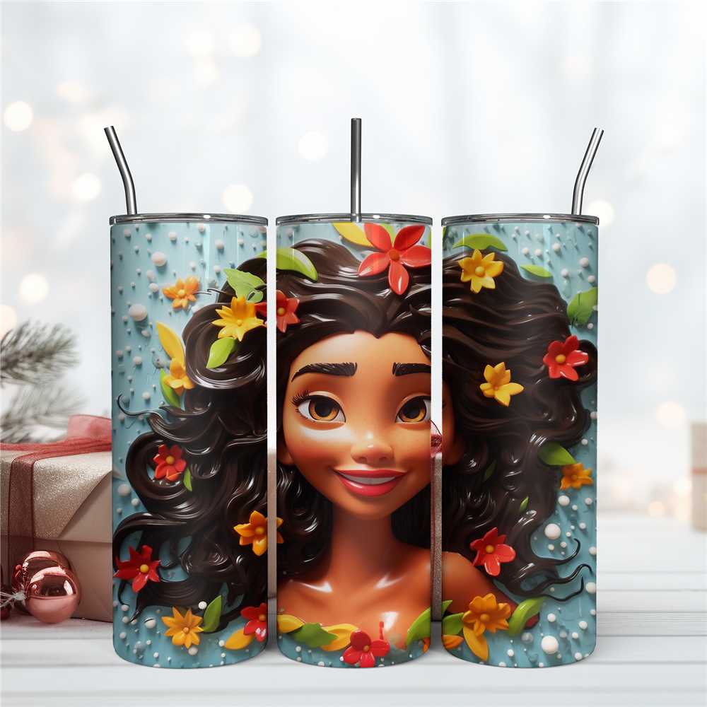 3D Inflated Moana Autumn Design Wrap, Disney Princess Tumble | Inspire ...