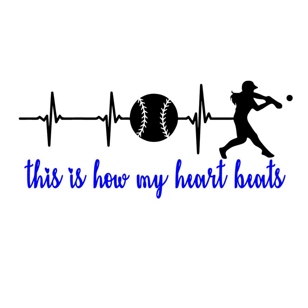 Baseball Heartbeat Svg, Sport Svg, Baseball Svg, Baseball Pl | Inspire ...
