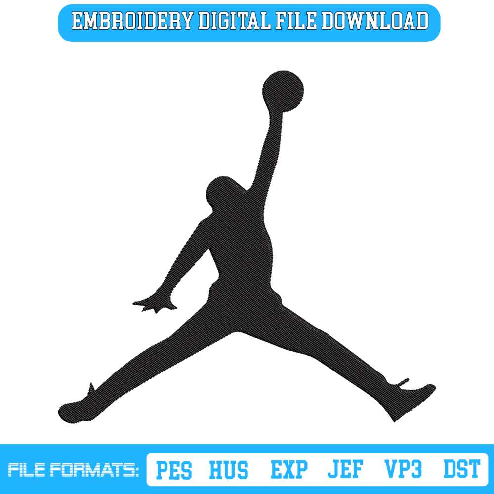 Nike Jordan Logo Embroidery Download Files | Inspire Uplift