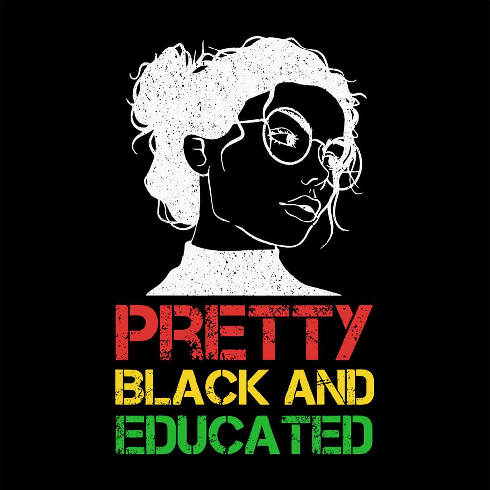 Pretty black and educated svg, Pretty black svg, Pretty blac - Inspire ...