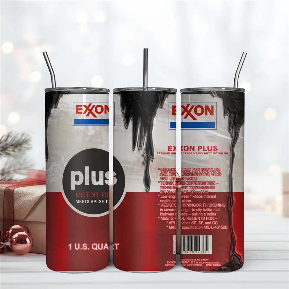 Exxon Plus 20Oz Tumbler Wrap, Digital Download PNG, Sublimin | Inspire ...