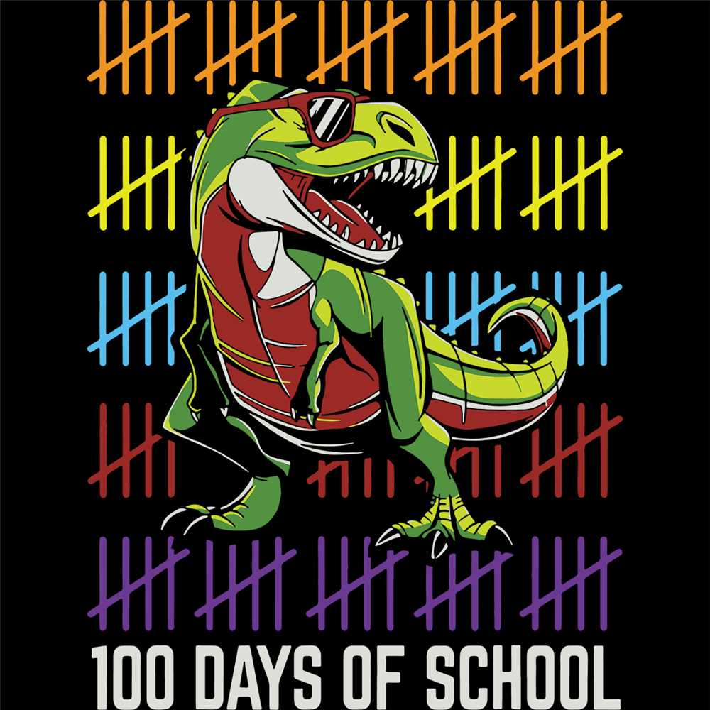 100 Days Of School, Dinosaur Svg,Dinosaur Gift, Dinosaur Day - Inspire ...