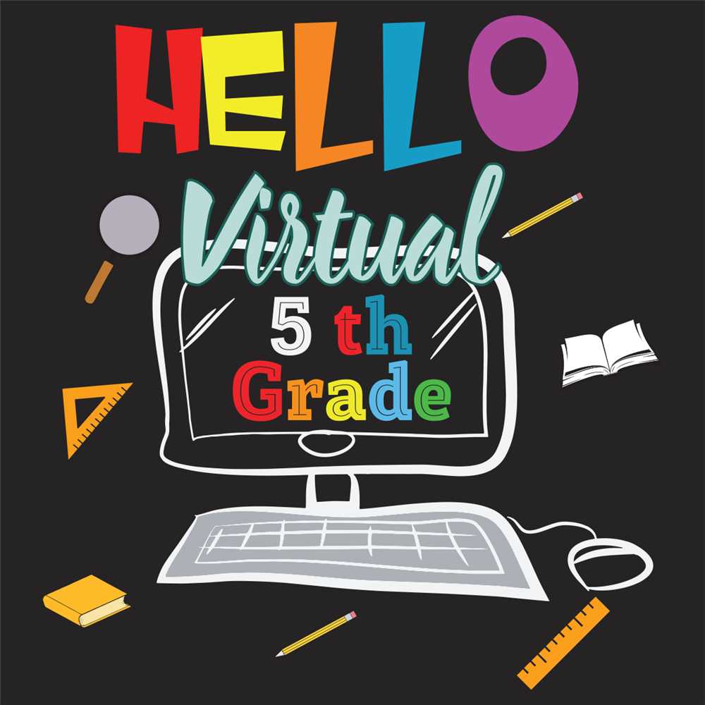 Hello virtual 5th grade svg, 5th grade svg, virtual learning | Inspire ...
