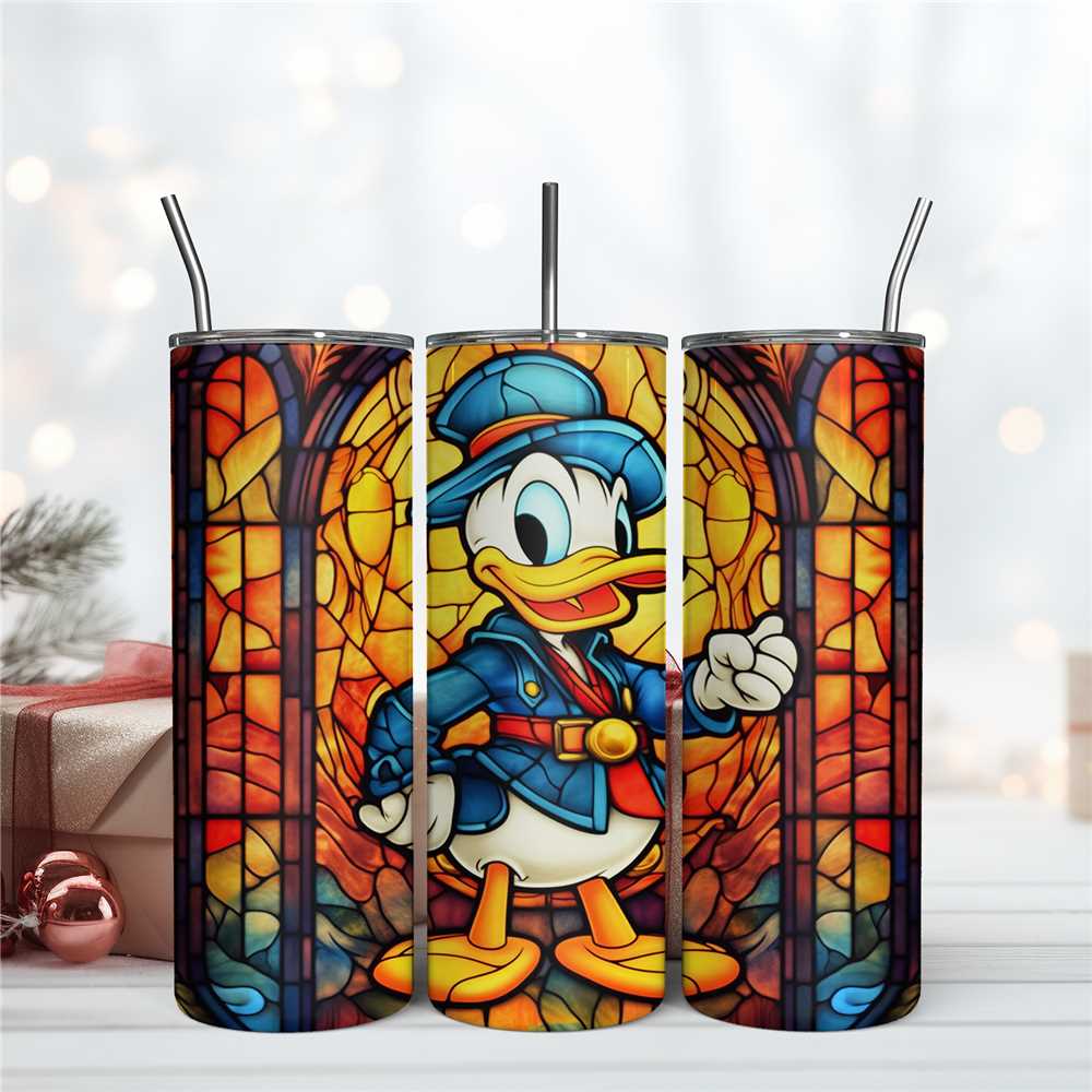 Donald Duck 20Oz Tumbler Wrap, Disney Cartoon Wrap Tumbler | Inspire Uplift