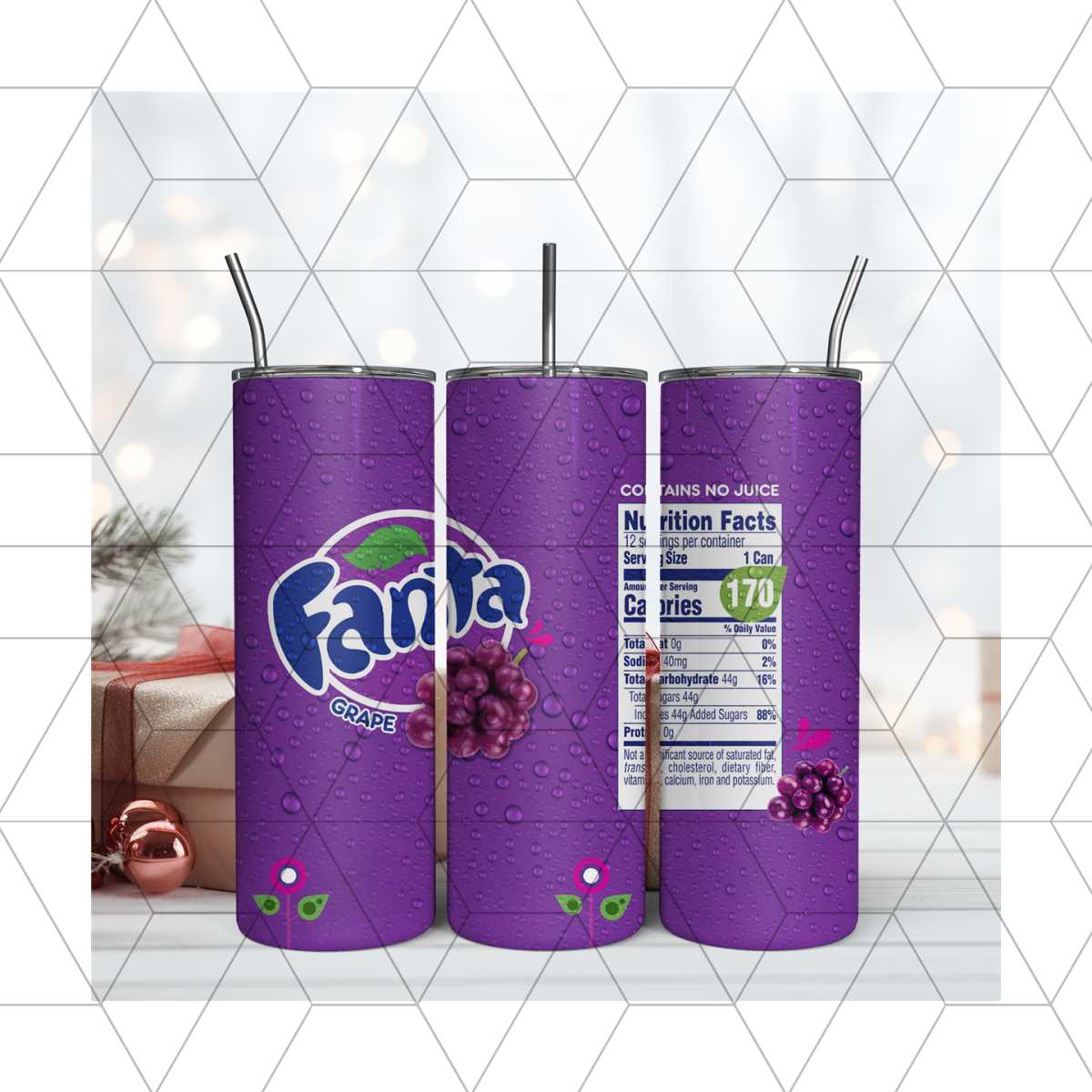 Fanta Grape 20Oz Tumbler Wrap, Digital Download PNG, Sublimi | Inspire ...