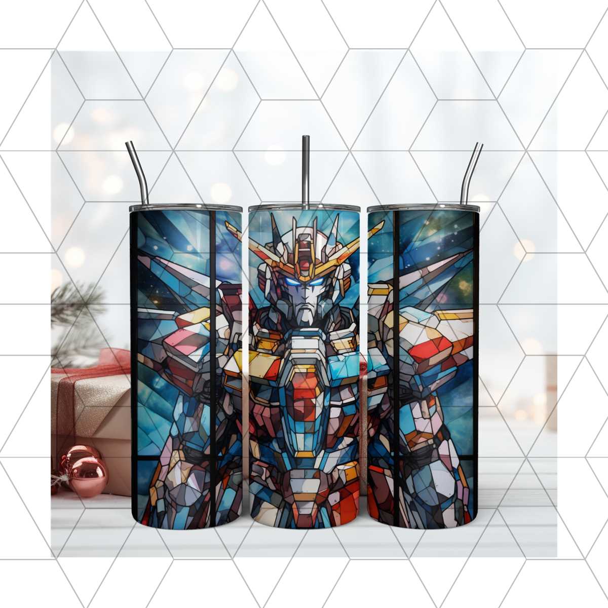 Manga Gundam Tumbler 20oz Design Wrap Anime Gundam Digital F - Inspire ...