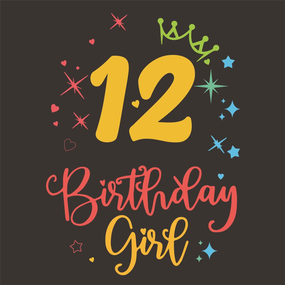 12 Birthday Girl Svg, Birthday Svg, 12 years old, Crown Svg, | Inspire ...