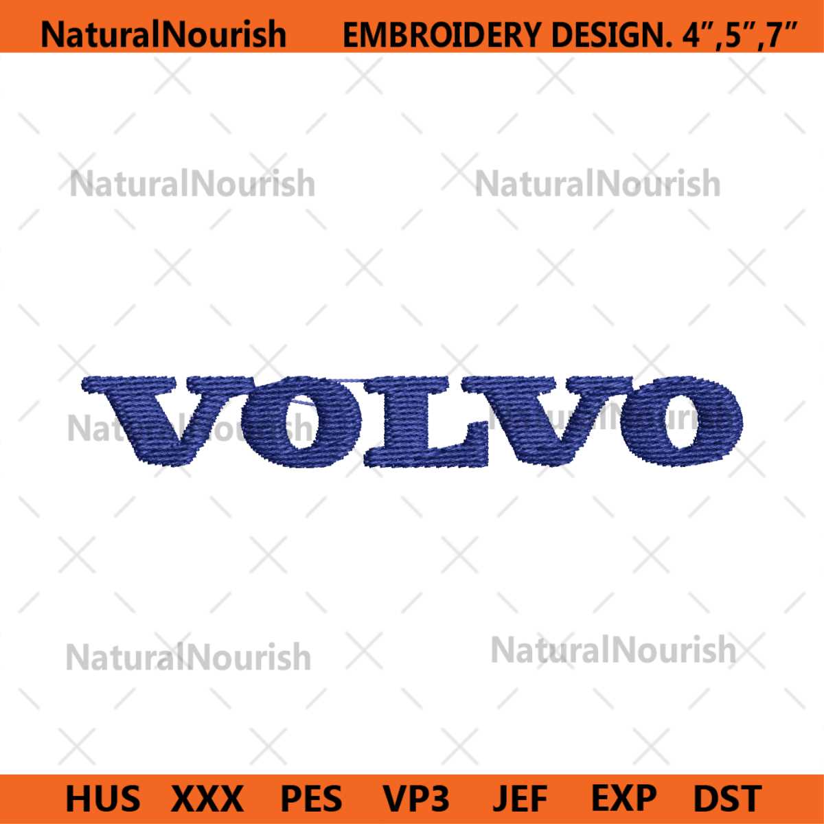 Volvo Logo Car Embroidery Design File Volvo Logo Car Embroid | Inspire ...