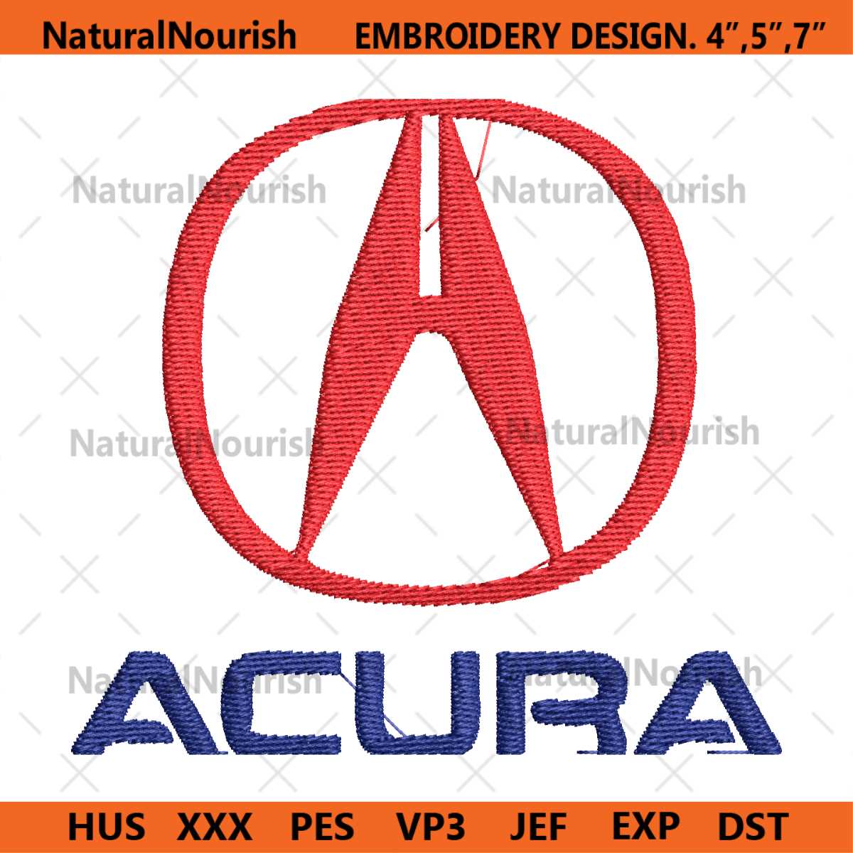 Logo Acura Embroidery Digital Download Logo Car Embroidery F | Inspire ...