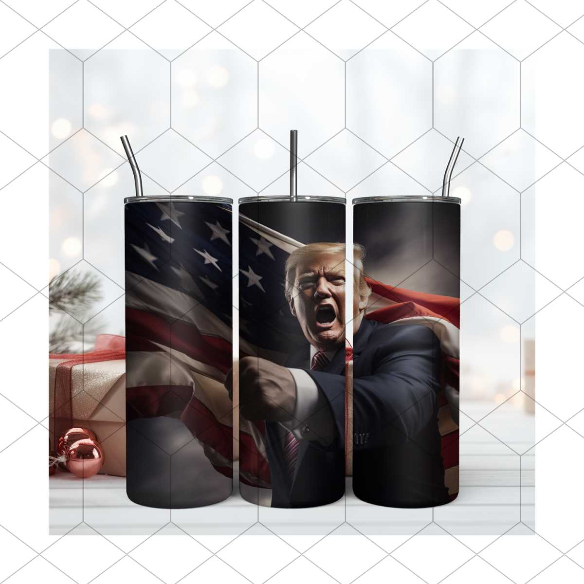 Trump 2024 Sublimation PNG Design for 20oz Tumbler - Inspire Uplift