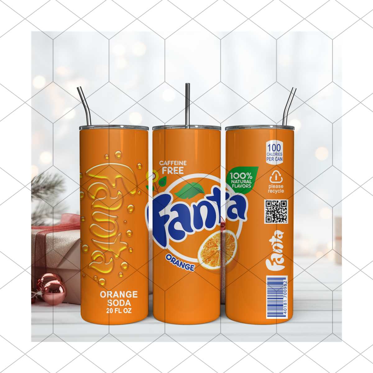 Fanta Orange 20Oz Tumbler Wrap, Digital Download PNG, Sublim | Inspire ...