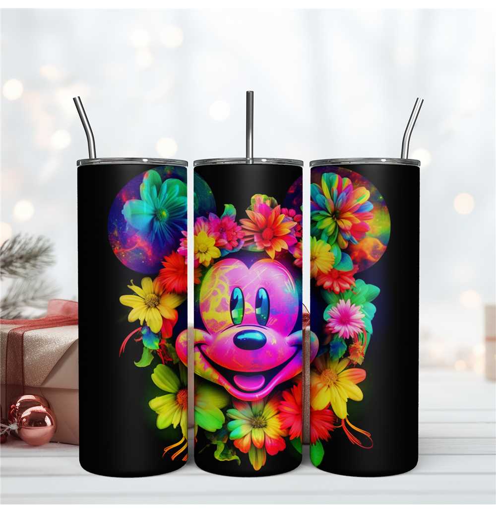 Art 3D Mickey Skinny Tumbler 20oz Digital File Download Mick | Inspire ...