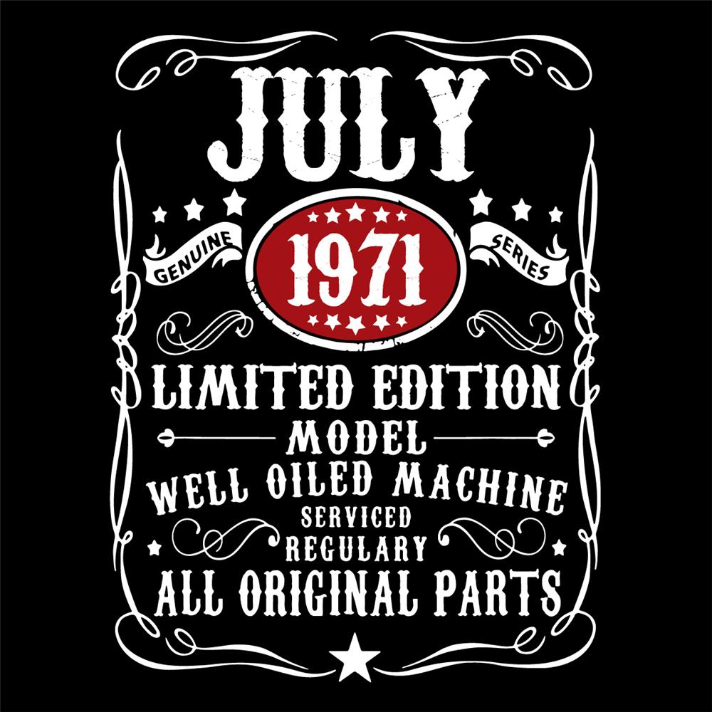 July 1971 Limited Editon Model Svg, Birthday Svg, July Svg, | Inspire ...