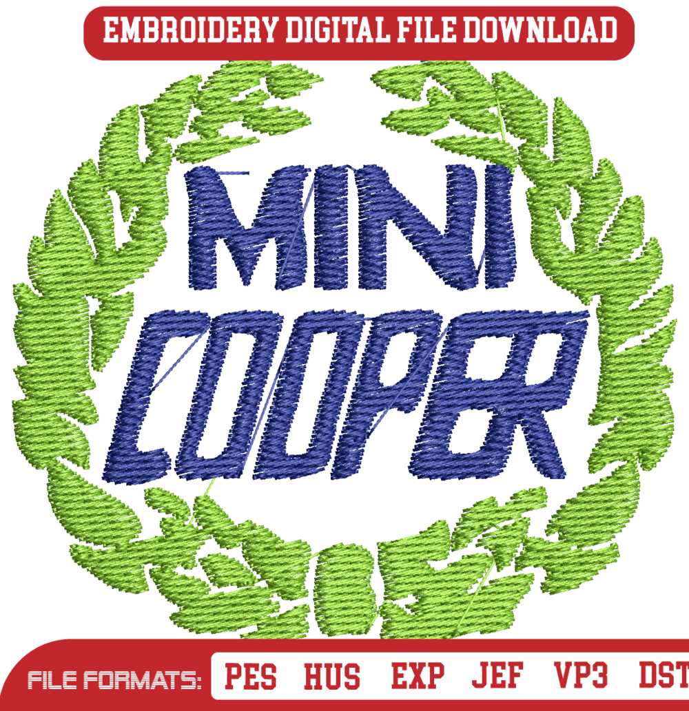 Mini Cooper Logo Embroidery Design Download Car Brand Logo E | Inspire ...