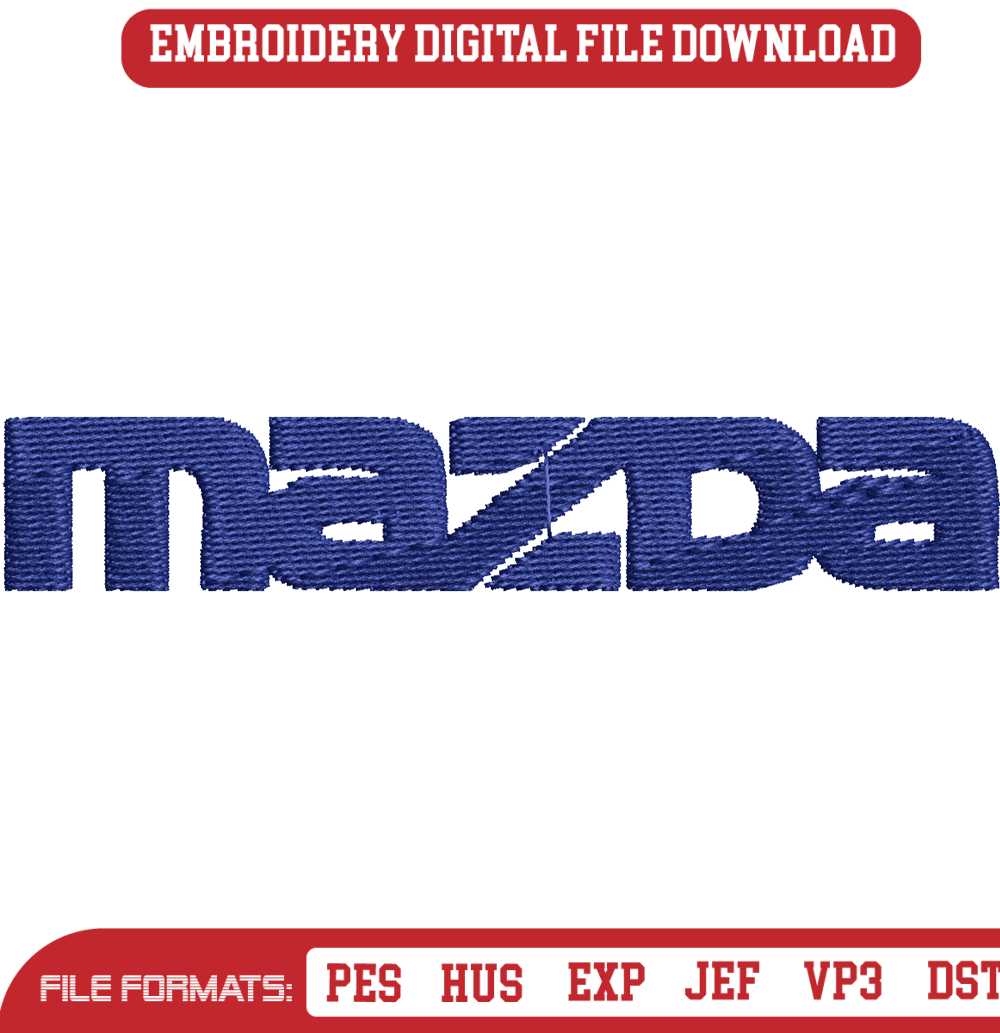 Mazda Logo Embroidery Design Mazda Logo Embroidery Instant D - Inspire ...