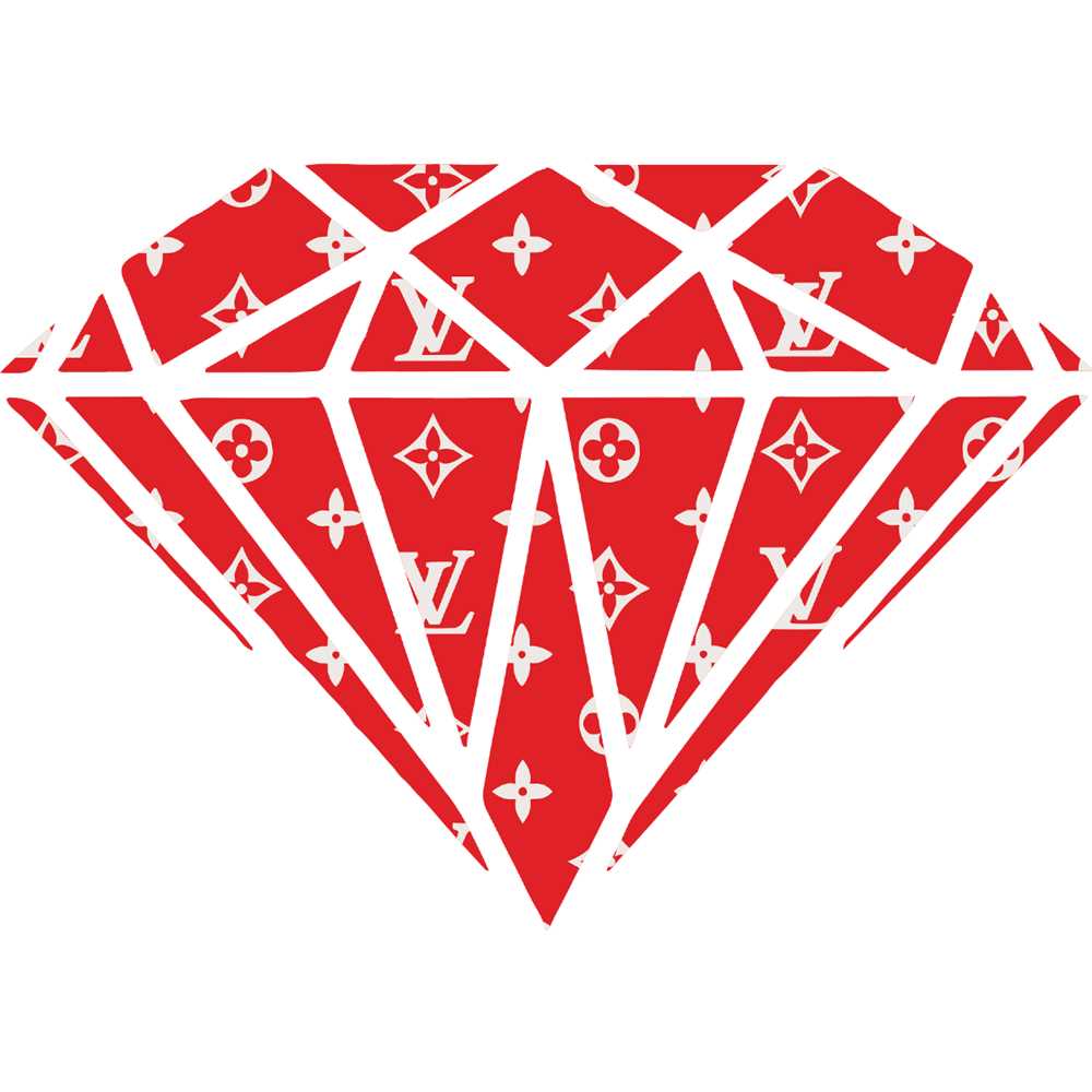 LV Red Diamond Logo, Trending Svg, LV Diamond Logo Svg, Loui | Inspire ...