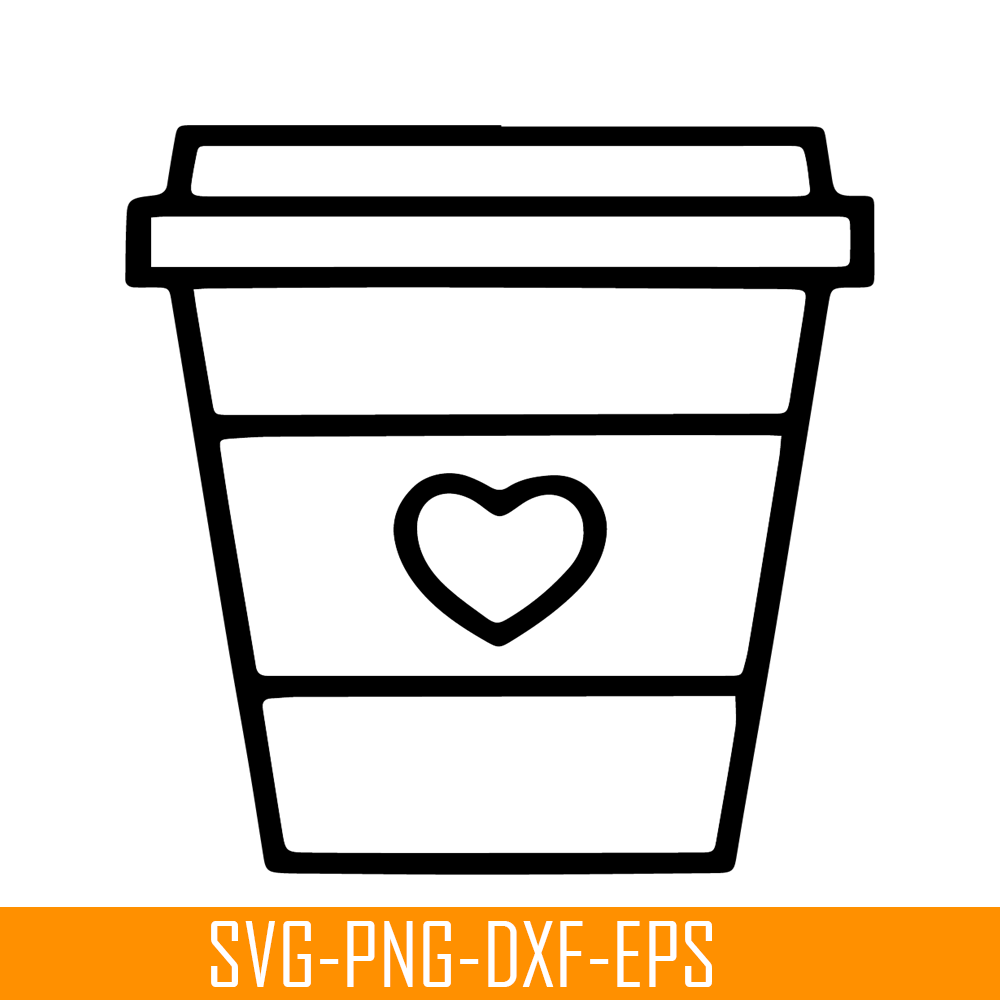 The Coffe Heart Cup SVG, Starbucks SVG, Starbucks Logo SVG S | Inspire ...