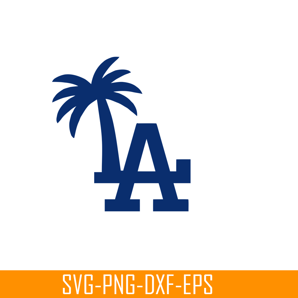LA Dodgers Coconut Tree SVG, Major League Baseball SVG, MLB | Inspire ...