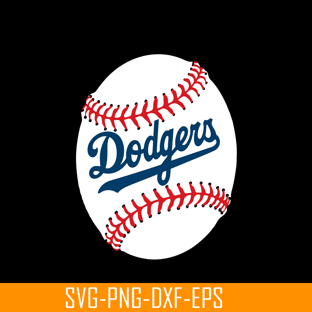 The Dodgers Ball SVG, Major League Baseball SVG, MLB Lovers - Inspire ...