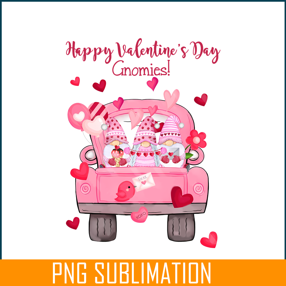 Happy Valentine's Day Gnomies PNG - Inspire Uplift
