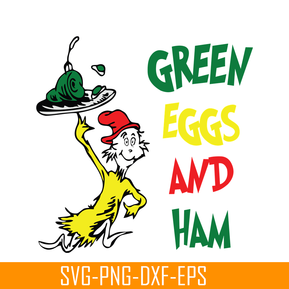 Green Eggs And Green Ham SVG, Dr Seuss SVG, Dr Seuss Quotes - Inspire ...