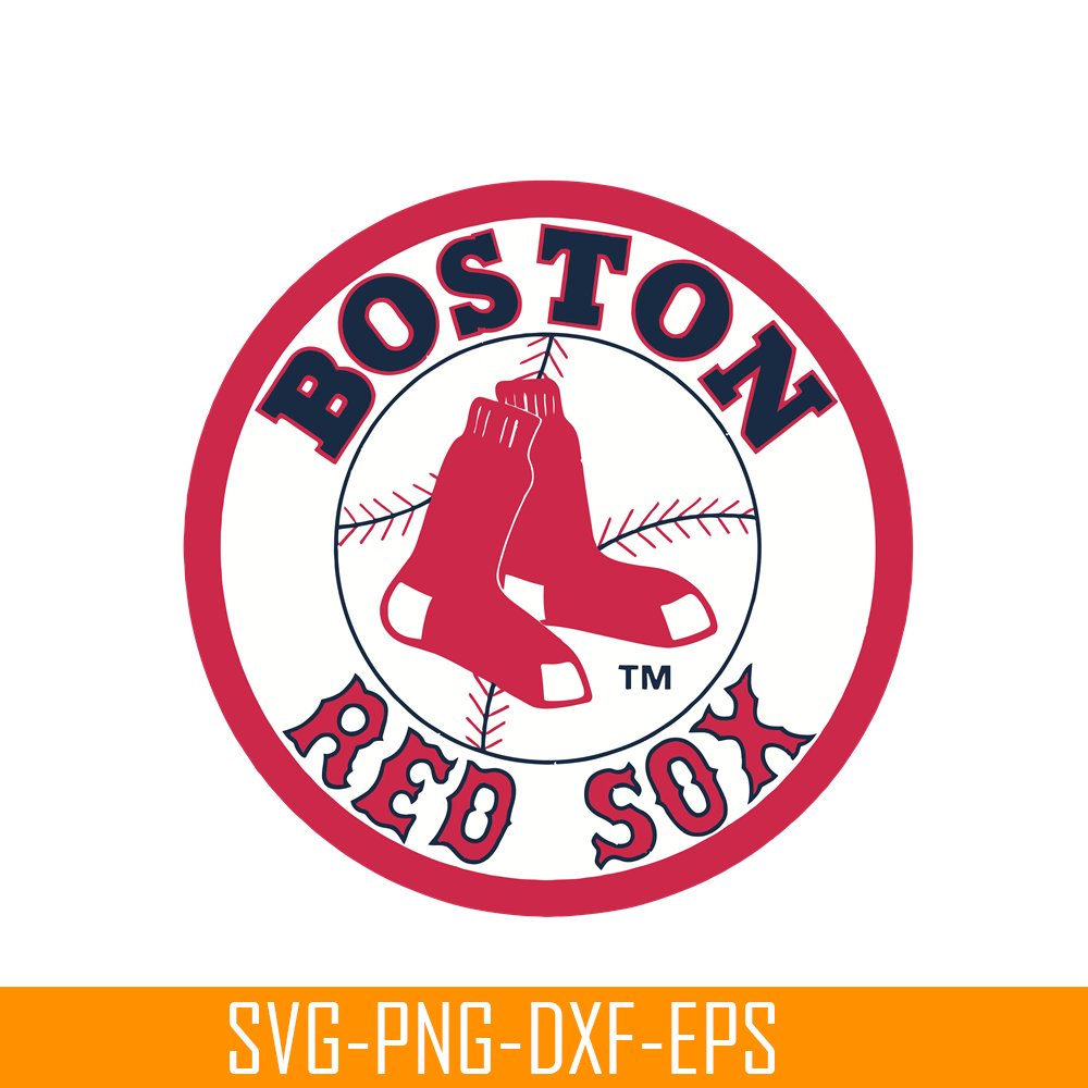 Boston Red Sox Red White Logo SVG PNG DXF EPS AI, Major Leag - Inspire ...