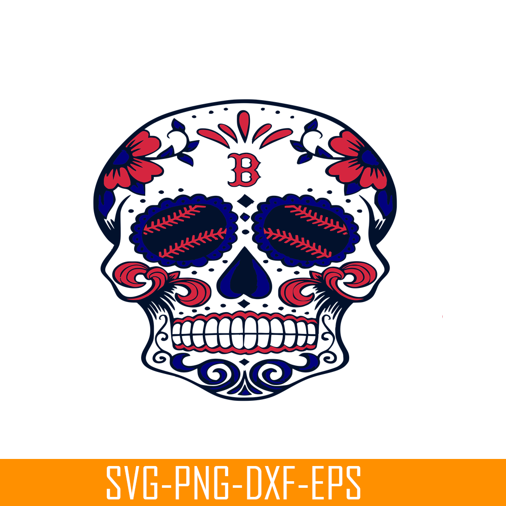 Boston Red Sox The Skull SVG PNG DXF EPS AI, Major League Ba | Inspire ...