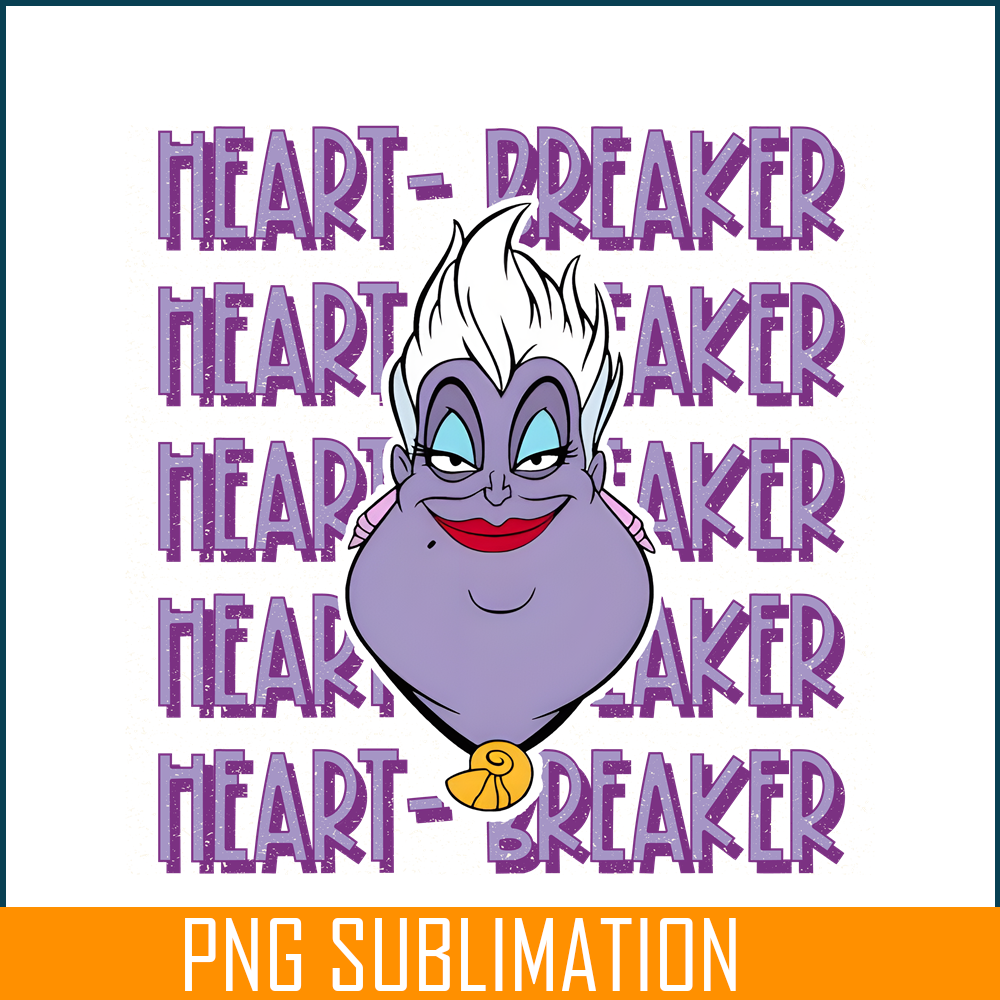 Heart Breaker Ursula PNG | Inspire Uplift