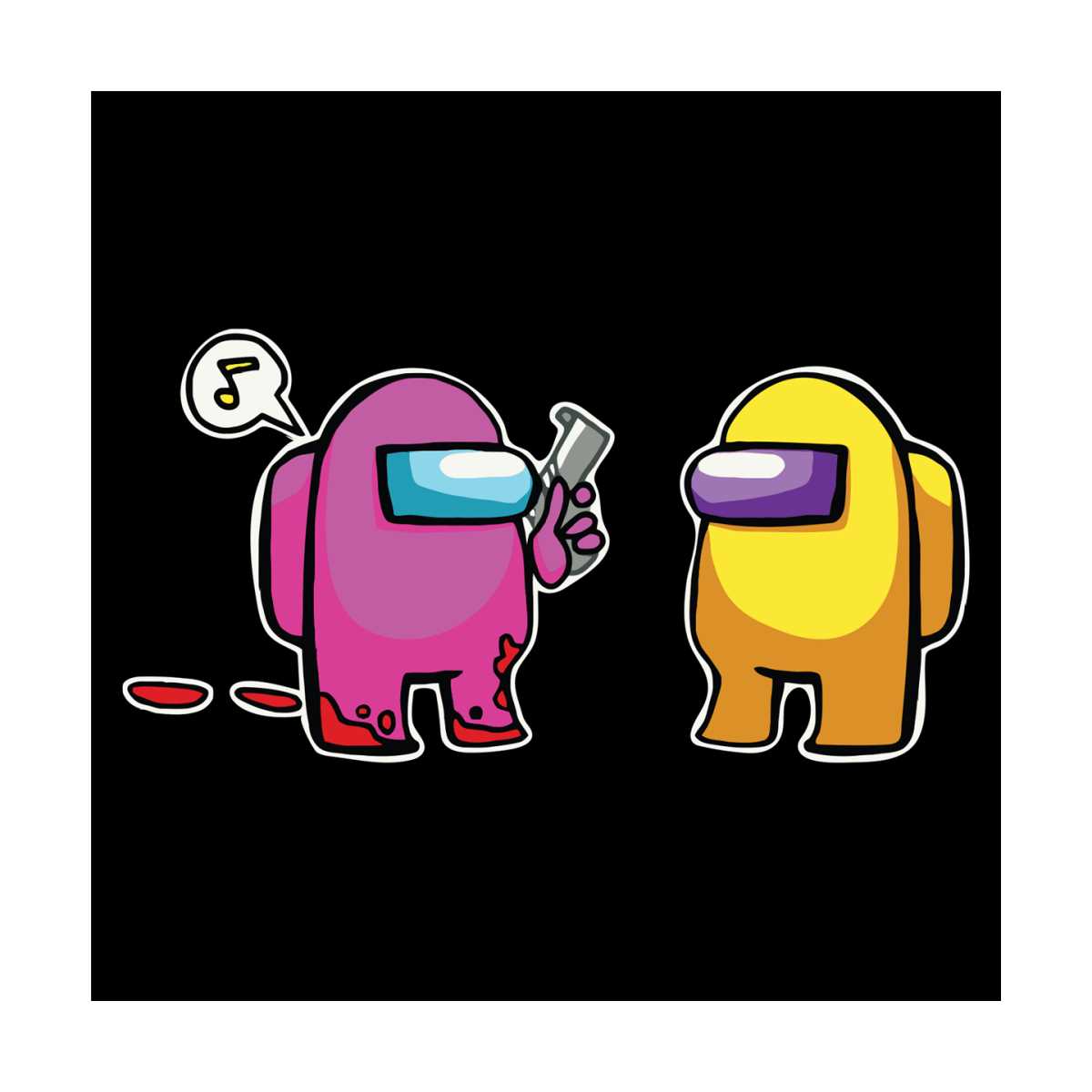 Pink Imposter Among And Yellow Imposter Among Svg, Trending | Inspire ...